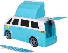 TEAMSTERZ Auto karavan modro-bílý 35 cm / Karavan / Na baterie / Světl