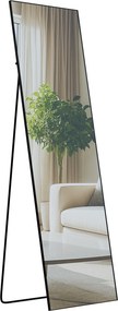 Zrcadlo Benicia 160x50 cm – černá-matt