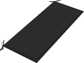 Zahradní lavice s poduškou 120 cm bambus 3063883