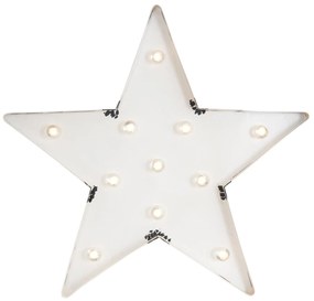 Dekorace hvězda s LED světýlky - 42*5*40 cm / 2x AA