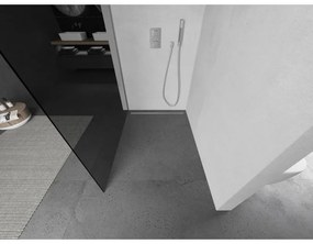 Mexen Kioto sprchová zástěna 80x200 cm 8 mm, chromový profil, šedé sklo, 800-080-101-01-40