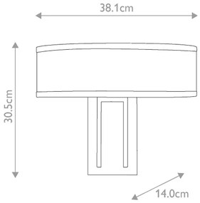 Hinkley HK-HAMPTON2-BB - Nástěnné svítidlo HAMPTON 2xE14/40W/230V zlatá