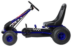 Pedálový dětský gokart, modrý