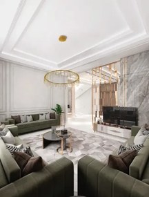 Luxusní lustr Stellar 80 zlatá