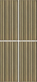 XXXLutz AKUSTICKÝ PANEL velikost: 52/120 cm - Online Only tapety - 008021007502