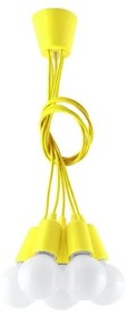 Žluté závěsné svítidlo ø 25 cm Rene – Nice Lamps