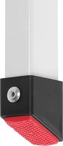 Skládací schůdky STEP, 3 stupně, max. 150 kg, bílá/černá SongmicsHome