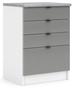 Kuchyňská skříňka spodní 60 cm - LAM SZ60 4SZ - Dvířka NELA