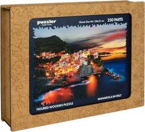 Puzzle Puzzler dřevěné, barevné - Manarola v Itálii [6950295]