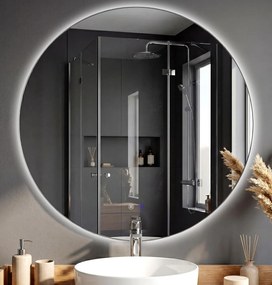 Koupelnové zrcadlo Vendula 80 cm – čiré sklo