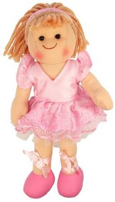 Bigjigs Toys Látková panenka Lily 28 cm