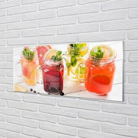 akrylový obraz Koktejly s citrusy 120x60 cm