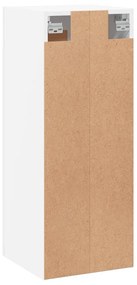 Nástěnná skříňka bílá 34,5 x 34 x 90 cm kompozitní dřevo