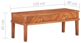 vidaXL TV stolek 110 x 40 x 41 cm masivní akáciové dřevo
