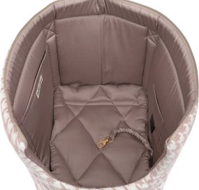 Muffin&Berry Cestovní taška pro psy Tweed Daphne růžová Velikost: M