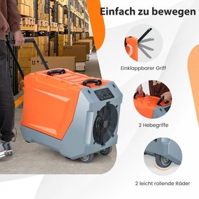 Costway Elektrický odvlhčovač s vypouštěcí hadicí 85L/T