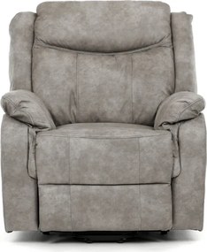Polohovací křeslo šedé, elektrické TV-Q8668 GREY3