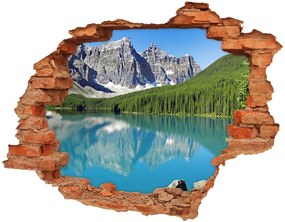 Wallmuralia Nálepka fototapeta 3D výhled Jezero v horách 90x70 cm