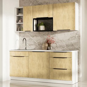 CREMONA bc | dolní skříňka 80 ZL 2F dřezová | 80 cm | bílá/cremona