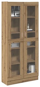 Skříň dub artisan 82,5 x 30,5 x 185 cm kompozitní dřevo 3318721