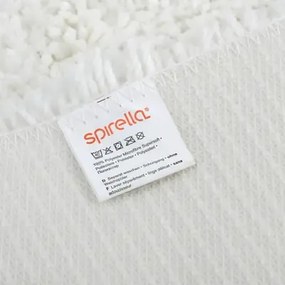 SPIRELLA Kulatá koupelnová předložka HIGHLAND bílá / Průměr 60 cm / Mi