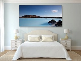 Obraz modrá laguna - 100x50 cm