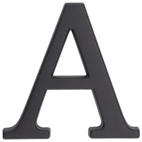 PSG 64.15A - hliníkové 3D písmeno A, číslo na dům, výška 105 mm, černé