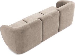 Světle hnědá žinylková pohovka 244 cm Lani – Makamii