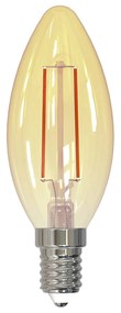 Müller Licht LED svíčka E14 2,2W filament zlatá