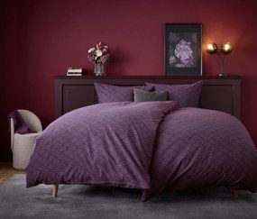 Tchibo - Povlečení z biberu - barva: fialová