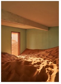 Paper Collective designové moderní obrazy Sand Village I (70 x 100 cm)