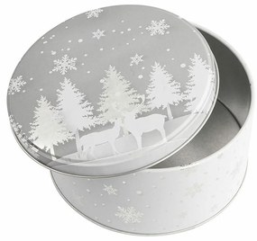 Altom Sada vánočních plechových dóz Silver  Christmas tree, 3 ks