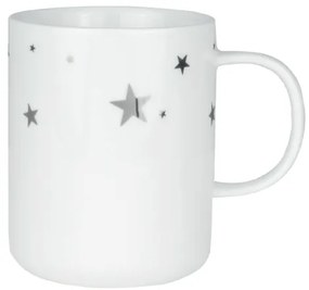 Räder Bílý porcelánový hrnek SILVERSTAR