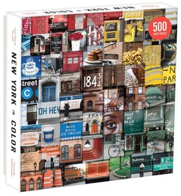 Galison Puzzle barevný New York 500 dílků