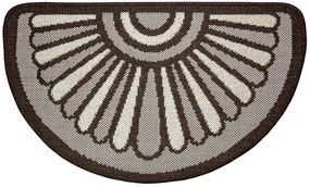 Hanse Home Collection koberce Protiskluzová rohožka Weave 105252 Taupe Brown Cream Rozměry koberců: 50x80