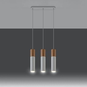 Sollux Lighting Závěsné svítidlo PABLO 3 bílé
