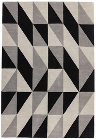 Černý  koberec Jigsaw Flag Grey Rozměry: 200x290 cm