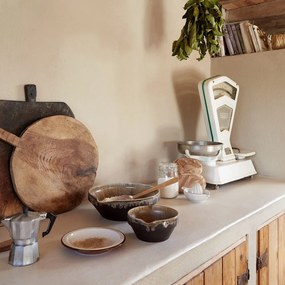 Tmavě hnědá mísa z kameniny Poterie – Casafina