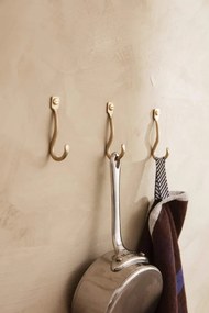 Ferm Living Sada háčků Curvature Hooks, brass