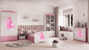 Dětská skříň Babydreams 90 cm princezna růžová