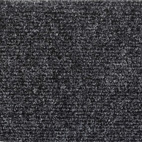Schodové rohože samolepicí 5 ks 56 x 17 x 3 cm tmavě šedé, půlkulaté 149676