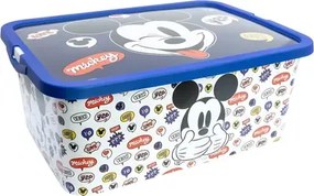 STOR Úložný box 13l Mickey / 38,7 x 28,7 x 15 cm / plast