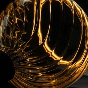 SEGULA LED Globe 150 Floating Twisted Smokey šedá / LED žárovka / E27