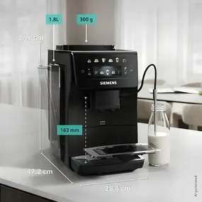 Siemens EQ600 iAroma TP603E08 černá / Automatický kávovar / 1500 W / 1