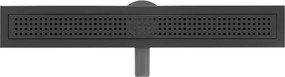 Mexen Flat 360° M08 otočný liniový odtok 50 cm, černý - 1725050-40