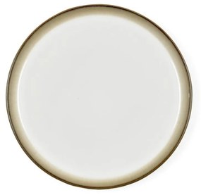 Bitz, Mělký talíř  27 cm Grey/Cream | krémová