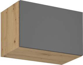 Horní skříňka, dub artisan/šedý mat, LANGEN G60KN