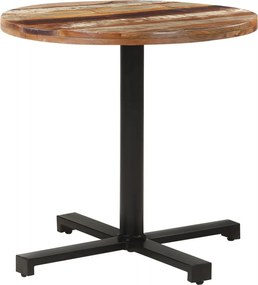 vidaXL Bistro stolek kulatý Ø 80 x 75 cm masivní recyklované dřevo [320293]