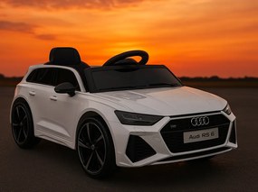 Elektrické autíčko Audi RS 6 bílé