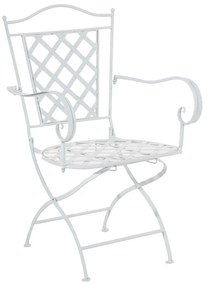 Kovová židle Adara - Bílá